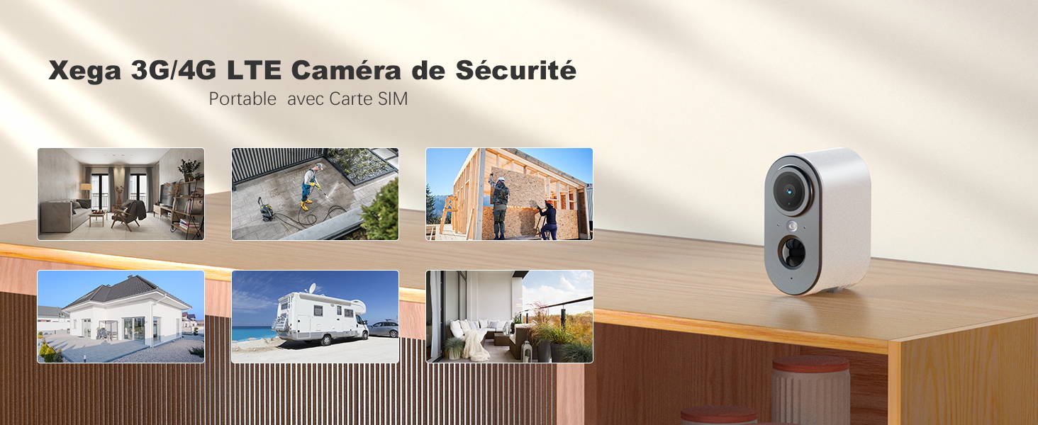 3G/4G LTE Caméra de sécurité – fr.xega